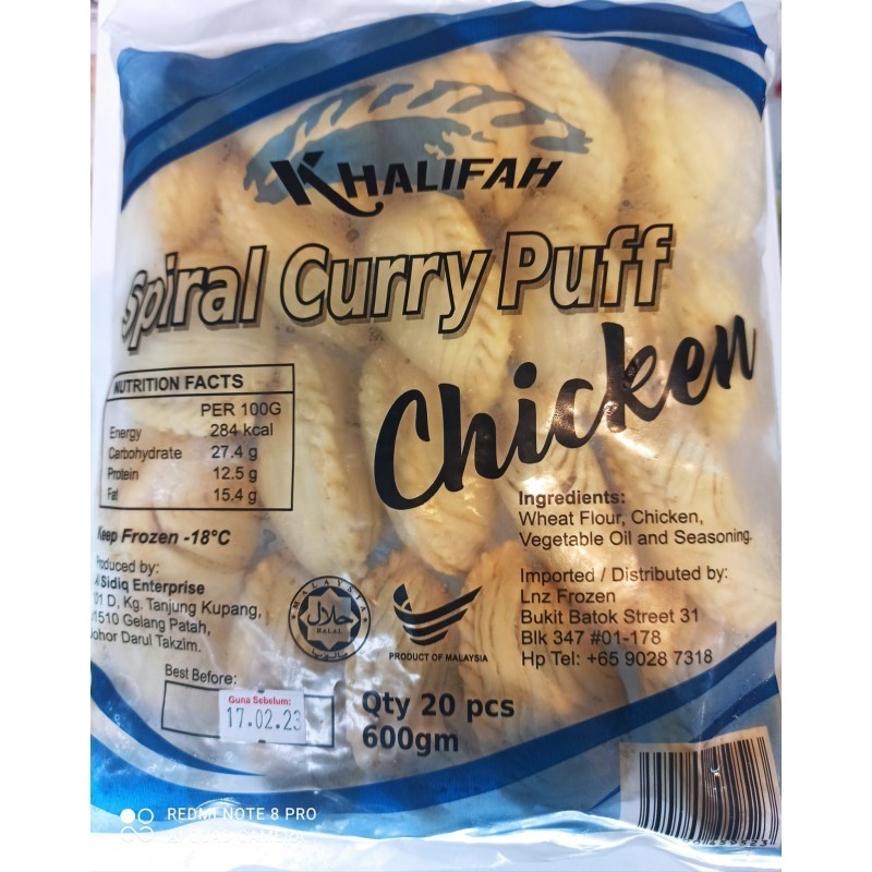 Buy Khalifah Epok-Epok Pusar Ayam (Chicken) 20pcs | SuzyAmeer Online