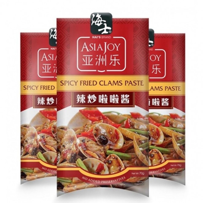 Buy HAI'S ASIA JOY SPICY FRIED CLAMS PASTE 70G | SuzyAmeer Online