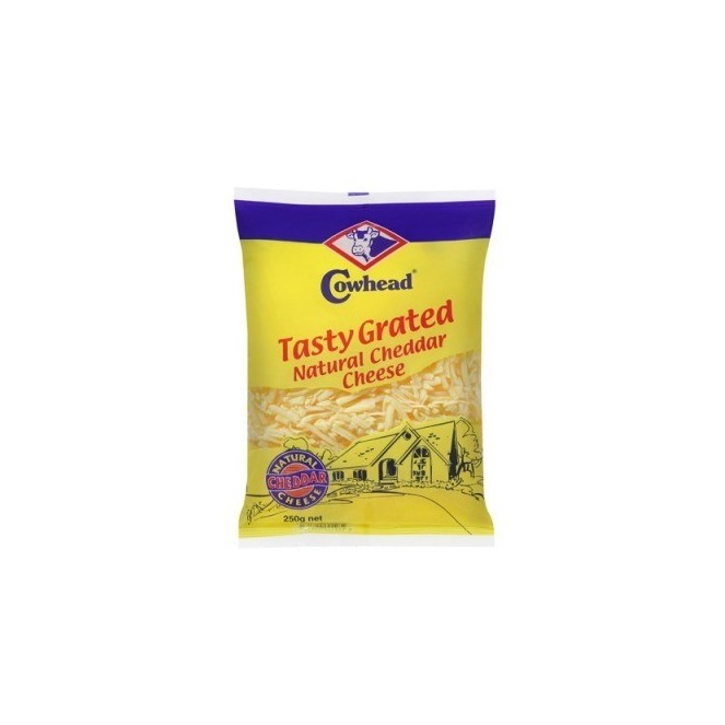 Buy COWHEAD TASTY GRATED NATURAL CHEDDAR CHEESE 250G | SuzyAmeer Online